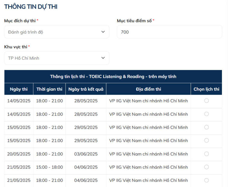 CÁCH ĐĂNG KÝ THI TOEIC ONLINE – 100% TRỰC TUYẾN, KH...